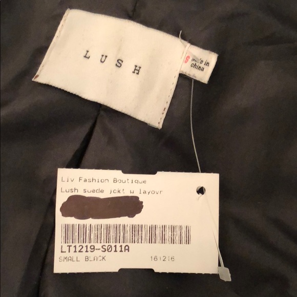 Lush | Jackets & Coats | Nwt Lush Suede Jacket With Knitted Layover ...